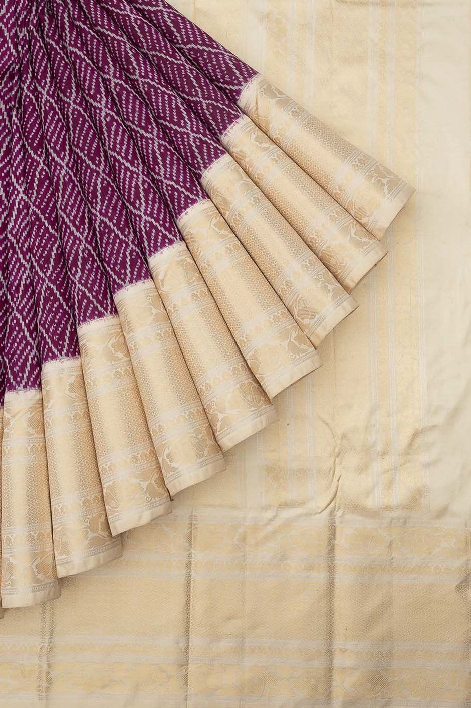 Buy Online Ikat Silk Sarees, Pattu Silk Sarees
