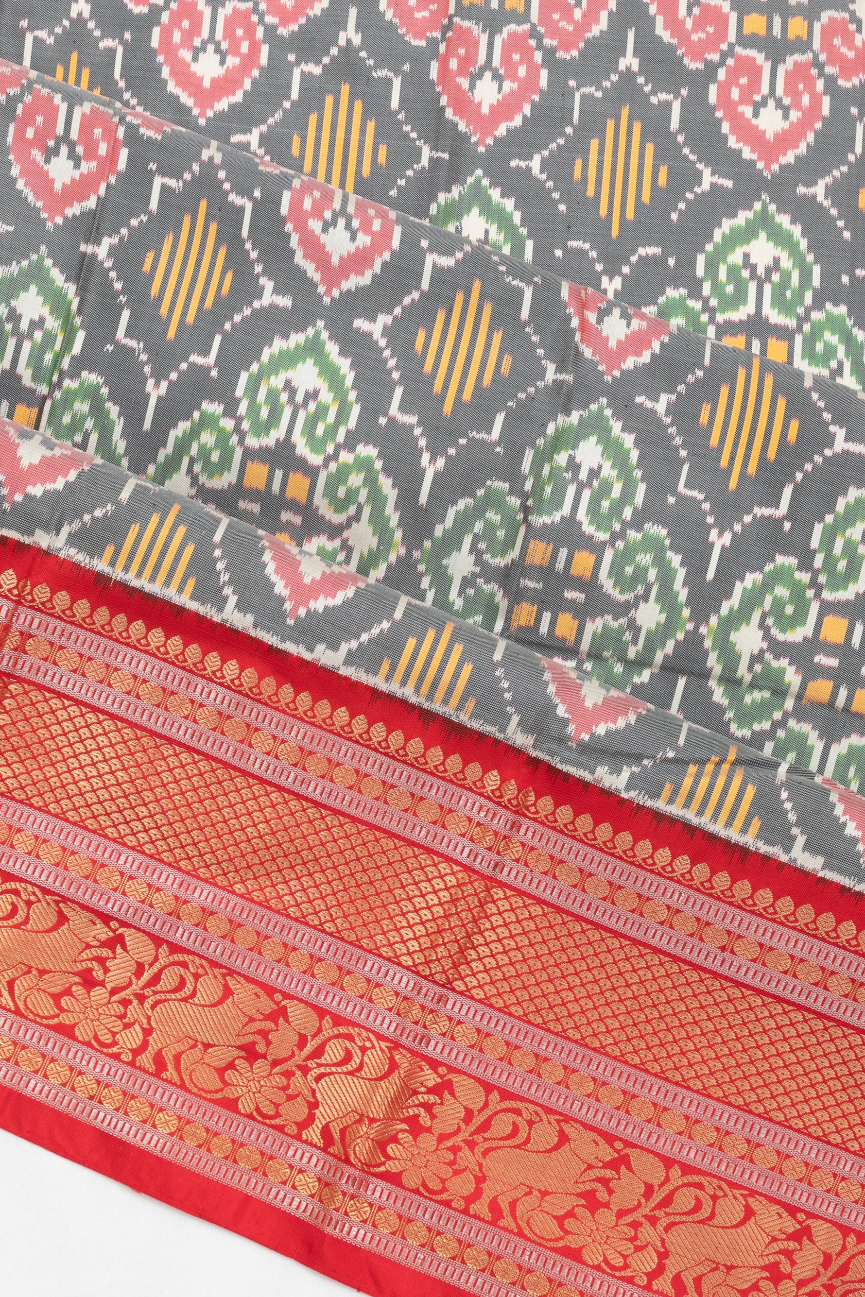 Buy Online Ikat Silk Sarees, Pattu Silk Sarees