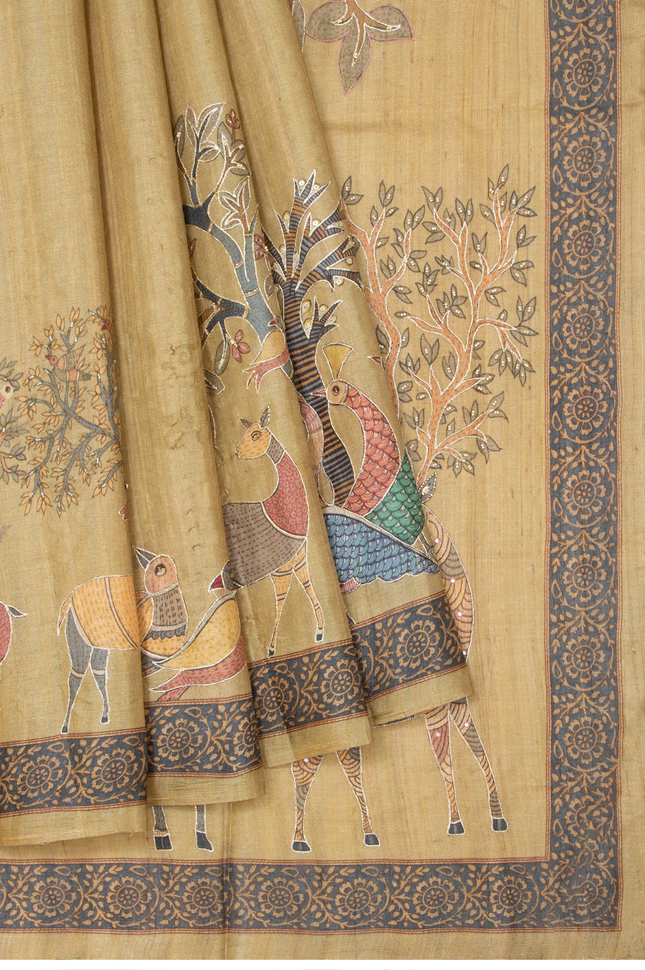 Buy Pure Tussar Silk Sarees Online