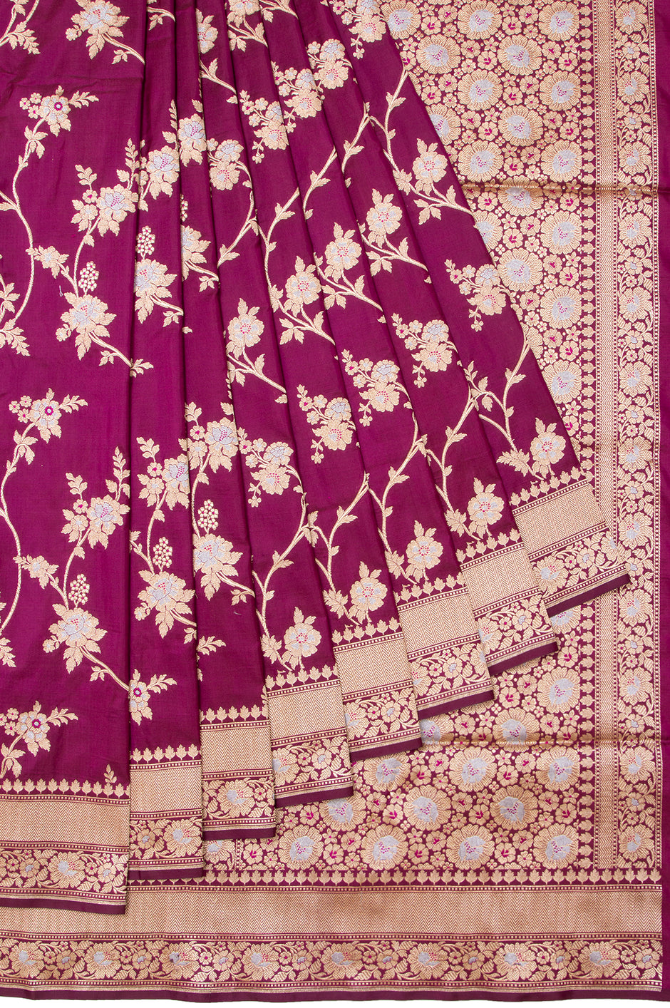 Buy Pure Banarasi Katan Silk Sarees Online | Banaras Silk Saree