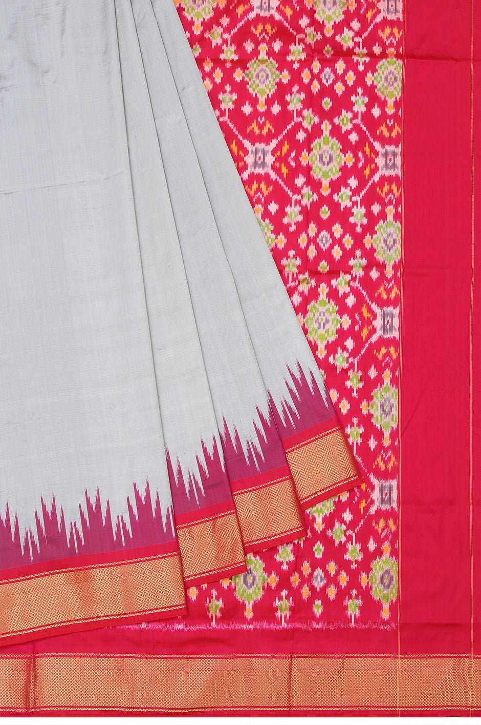 Buy Online Ikat Silk Sarees, Pattu Silk Sarees