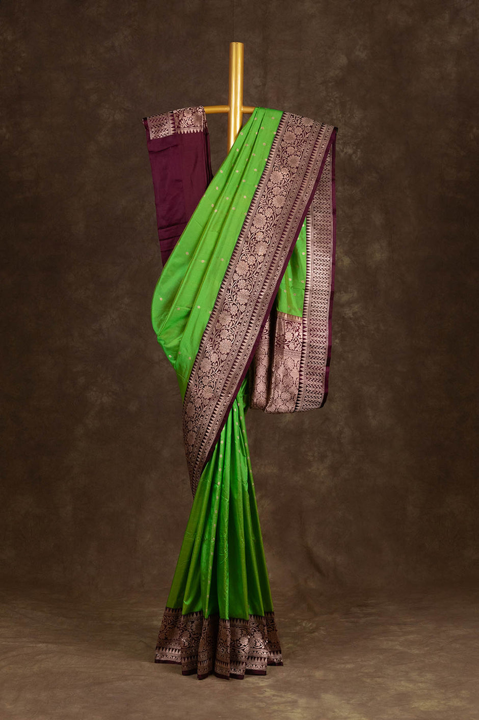 Buy Pure Banarasi Katan Silk Sarees Online | Banaras Silk Saree