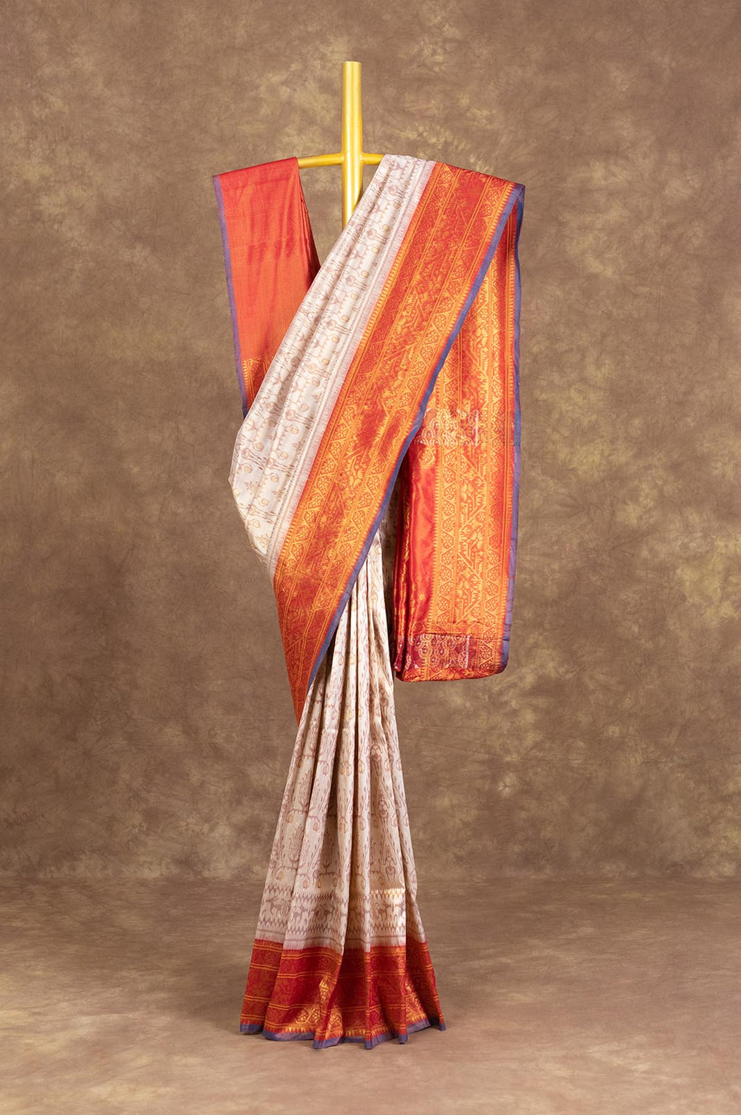 Buy Online Ikat Silk Sarees, Pattu Silk Sarees
