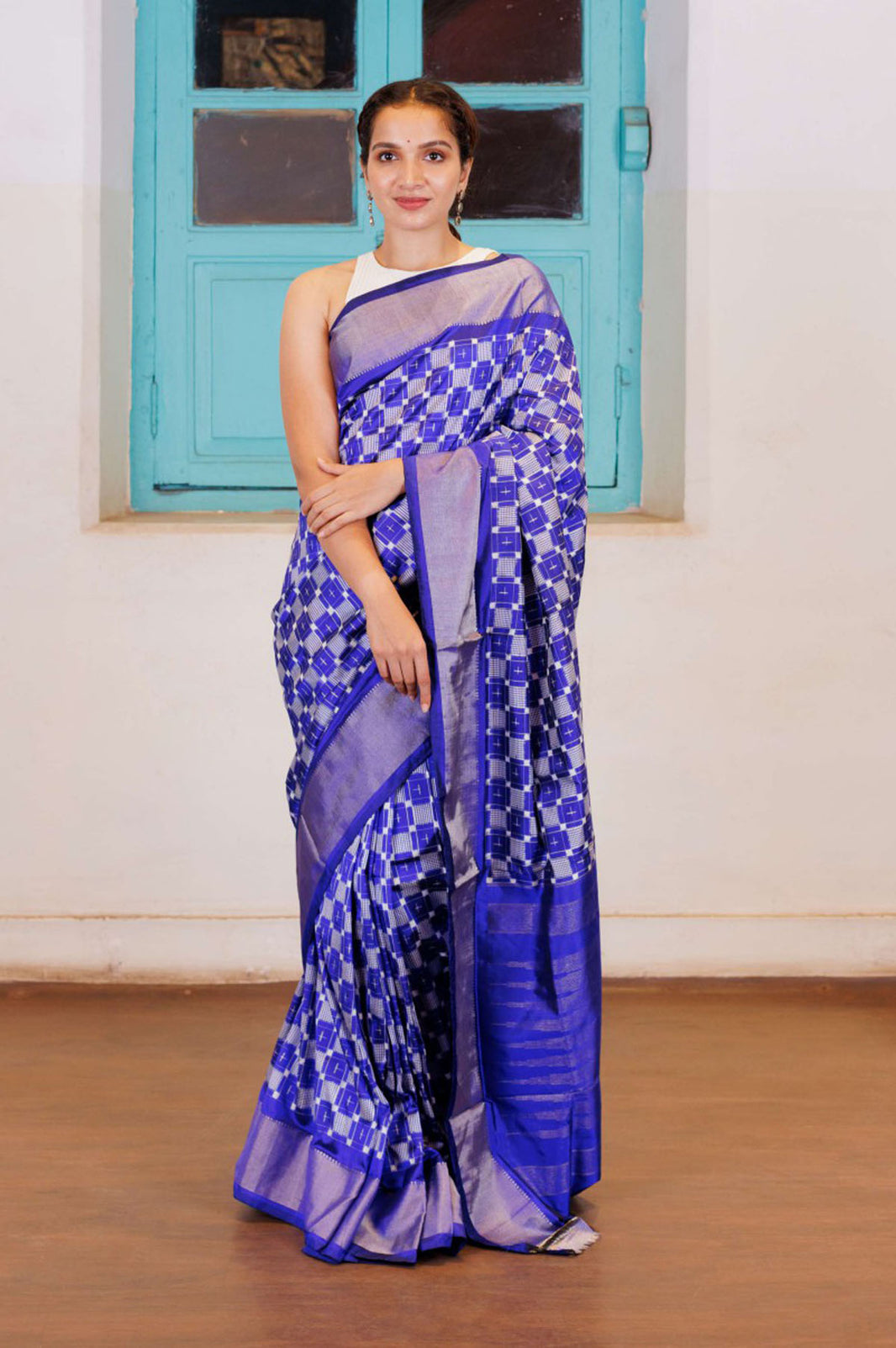 Buy Online Ikat Silk Sarees, Pattu Silk Sarees