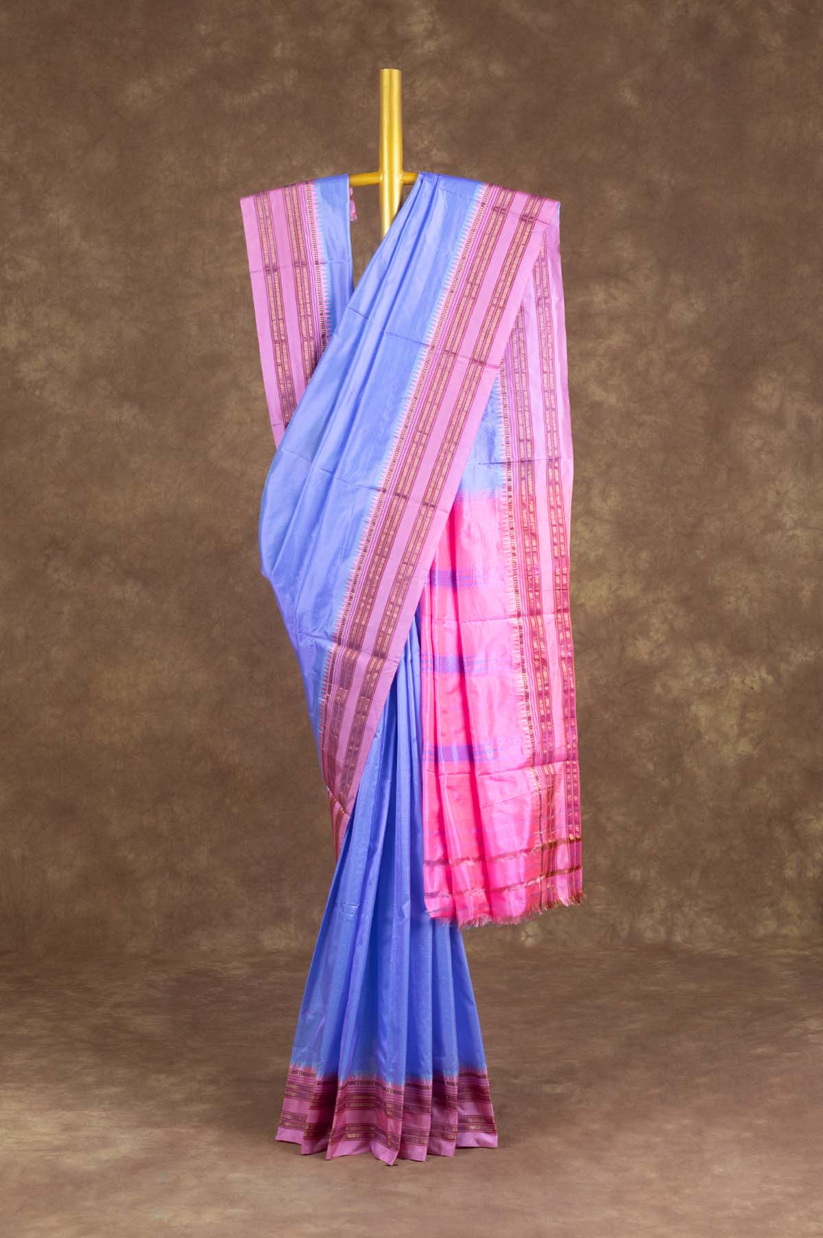 Lavender Narayana Peta Silk Saree