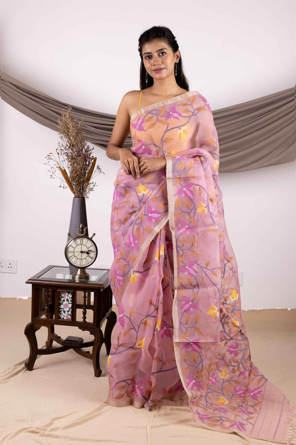 Buy Organza Sarees Online, Fancy Organza Saree